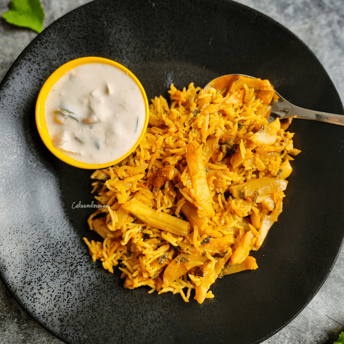 Raw Jackfruit Biryani | Kathal Biryani - Cakeworkorange