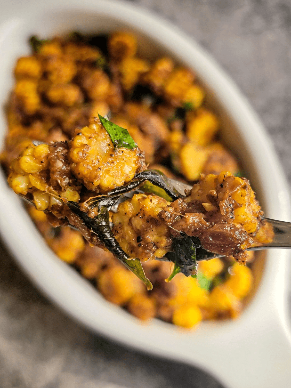 Baby Corn Pepper Fry Recipe | Baby Corn Milagu Varuval - Cakeworkorange