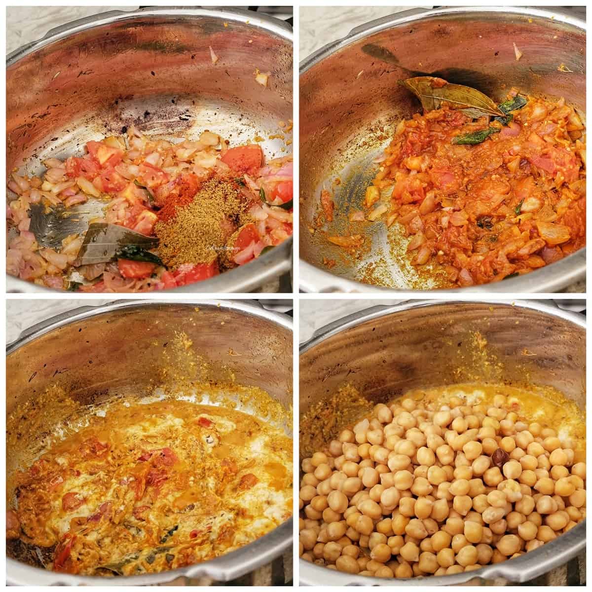 Channa Kurma | Kondakadalai Kurma Recipe - Cakeworkorange