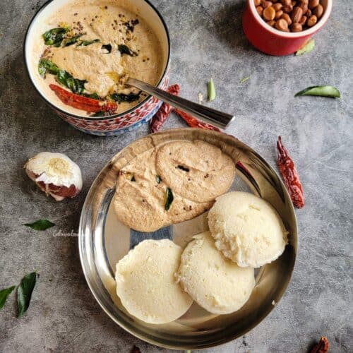 Andhra Style Peanut Chutney Recipe | Verkadalai Chutney - Cakeworkorange