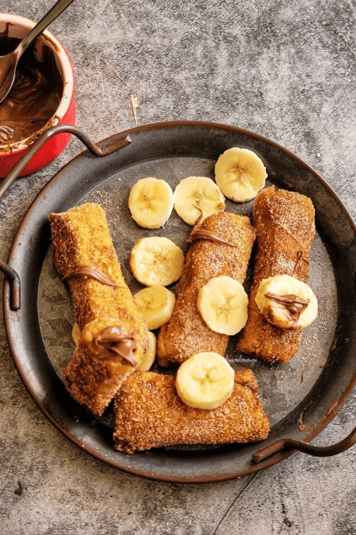 Quick 15-minute Nutella French Toast Roll Ups for Kids - Cakeworkorange