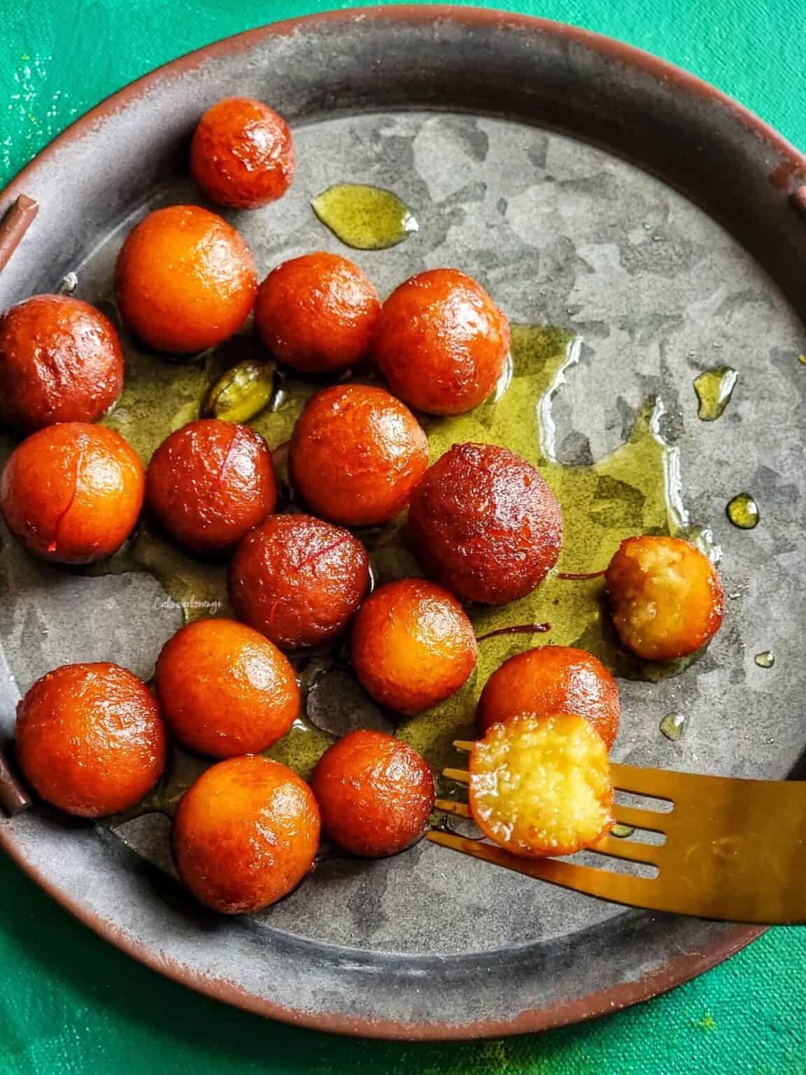 Instant Gulab Jamun Recipe With Ready Mix Powder - Cakeworkorange