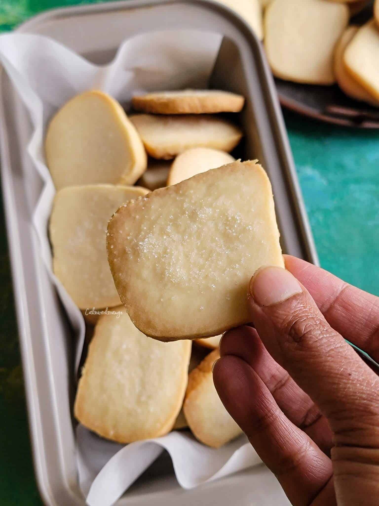 Eggless Danish Butter Cookies Recipe - Cakeworkorange