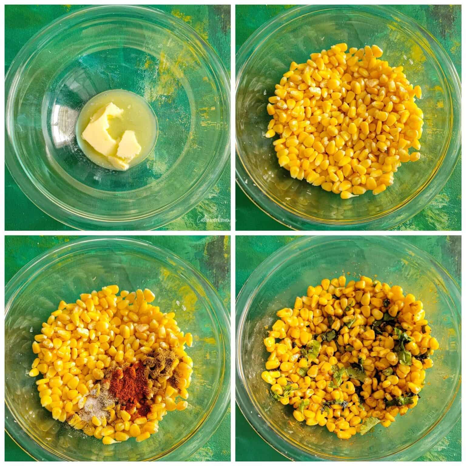 Masala Corn Recipe | Sweet Corn Chaat - Cakeworkorange