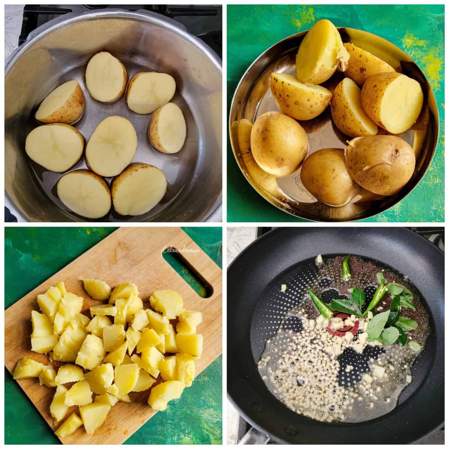 South Indian Potato Podimas Recipe - Cakeworkorange