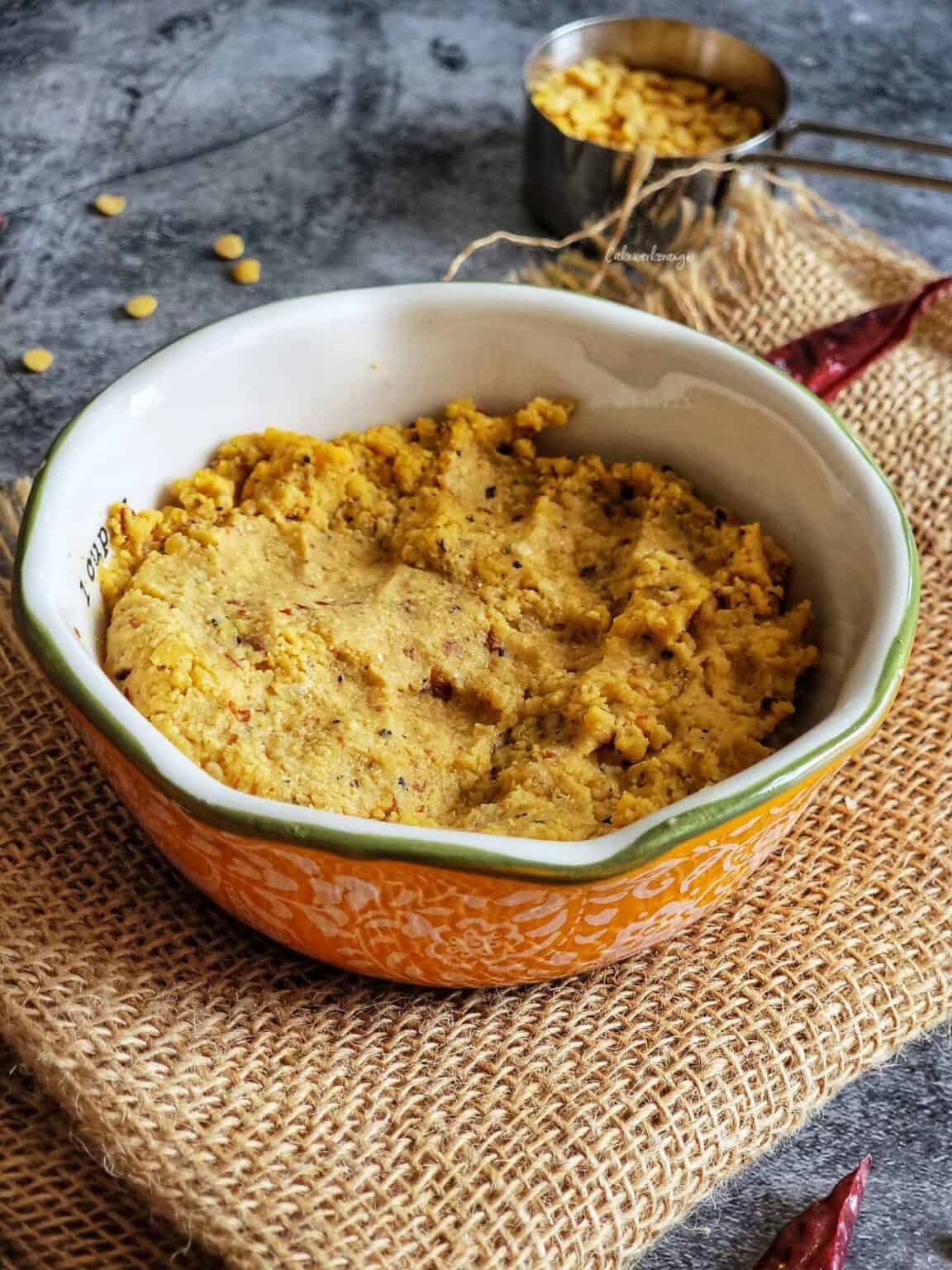 Paruppu Thogayal Recipe | Paruppu Thuvaiyal without Coconut ...