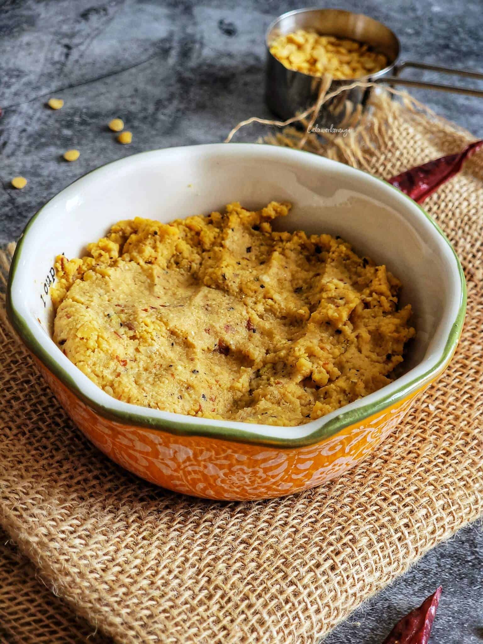 Paruppu Thogayal Recipe | Paruppu Thuvaiyal without Coconut ...