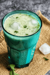 Mint Chaas Recipe | Spiced Pudina Buttermilk - Cakeworkorange