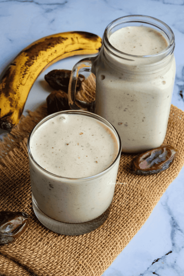 Banana Dates Milkshake - Cakeworkorange