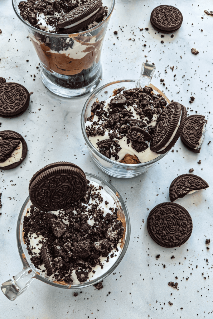 3 Ingredient Oreo Chocolate Mousse - Cakeworkorange