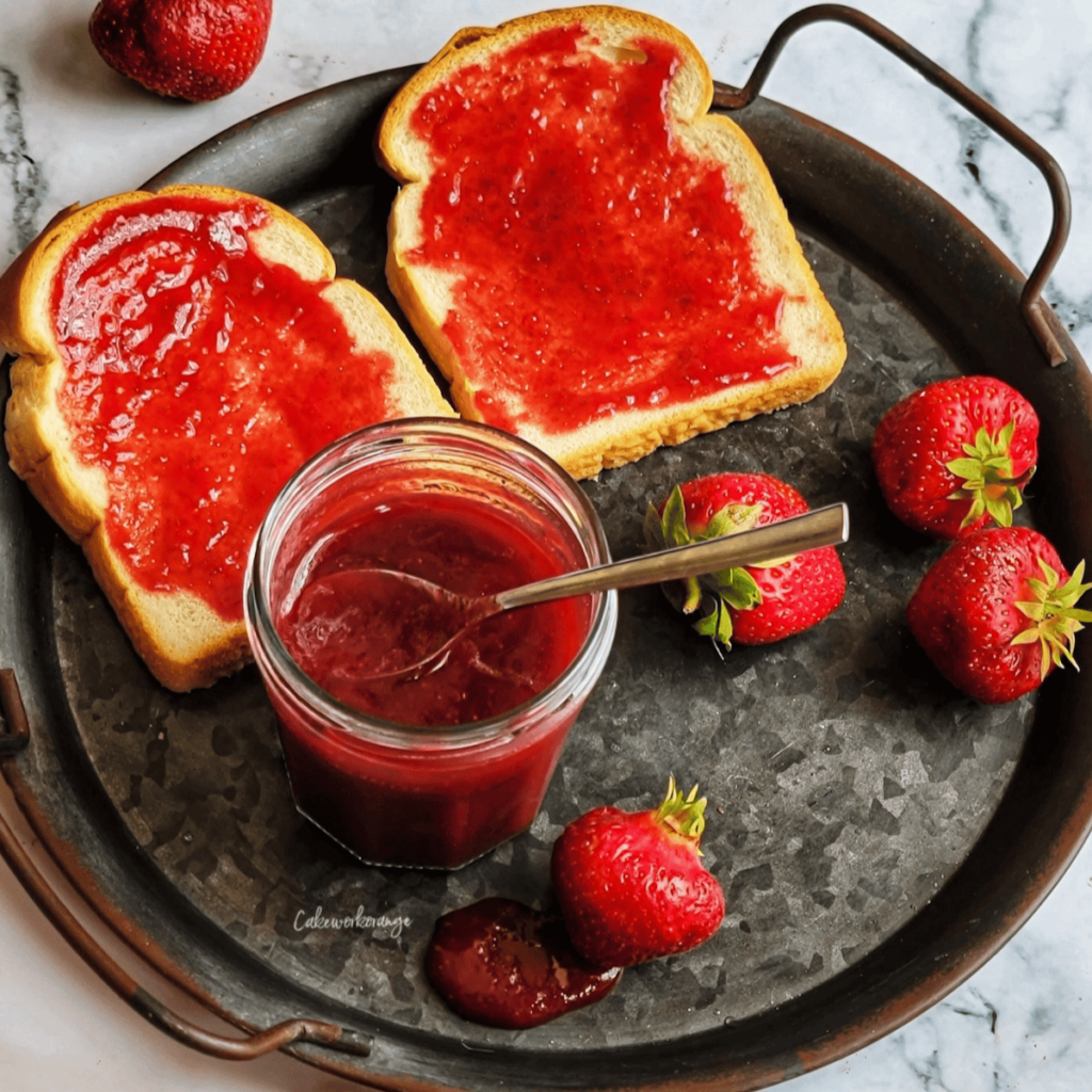 Instant Pot Strawberry Jam without Pectin - Cakeworkorange