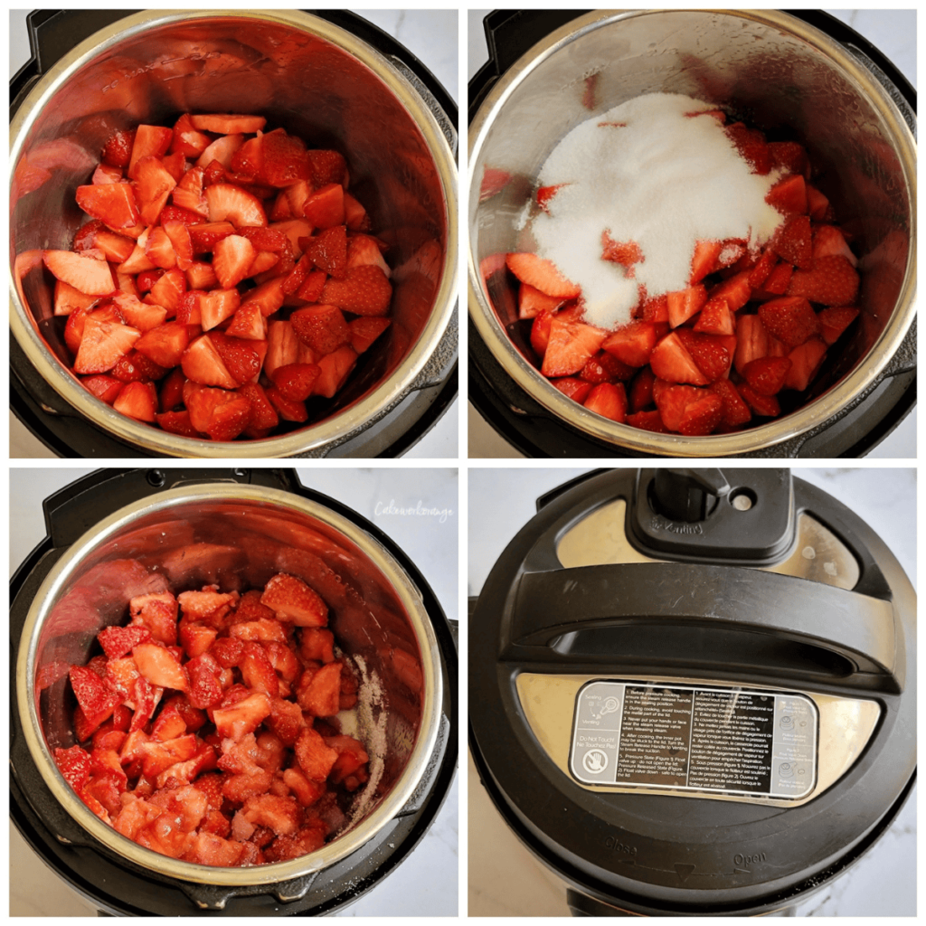 Instant Pot Strawberry Jam without Pectin - Cakeworkorange