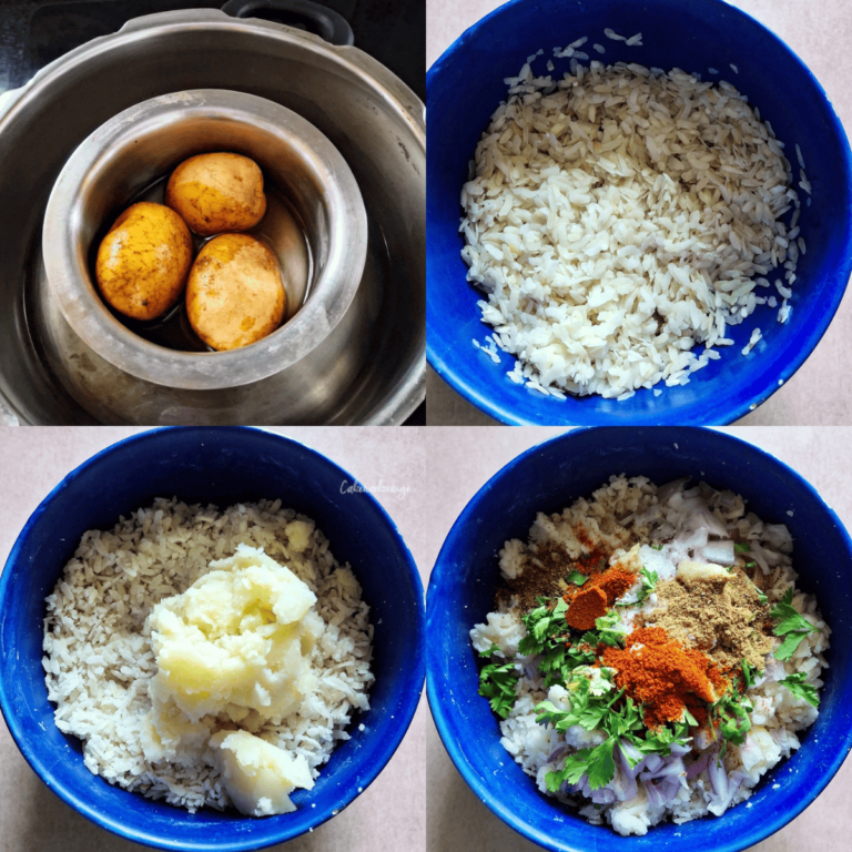 Crispy Poha Cutlet with Potatoes - Cakeworkorange